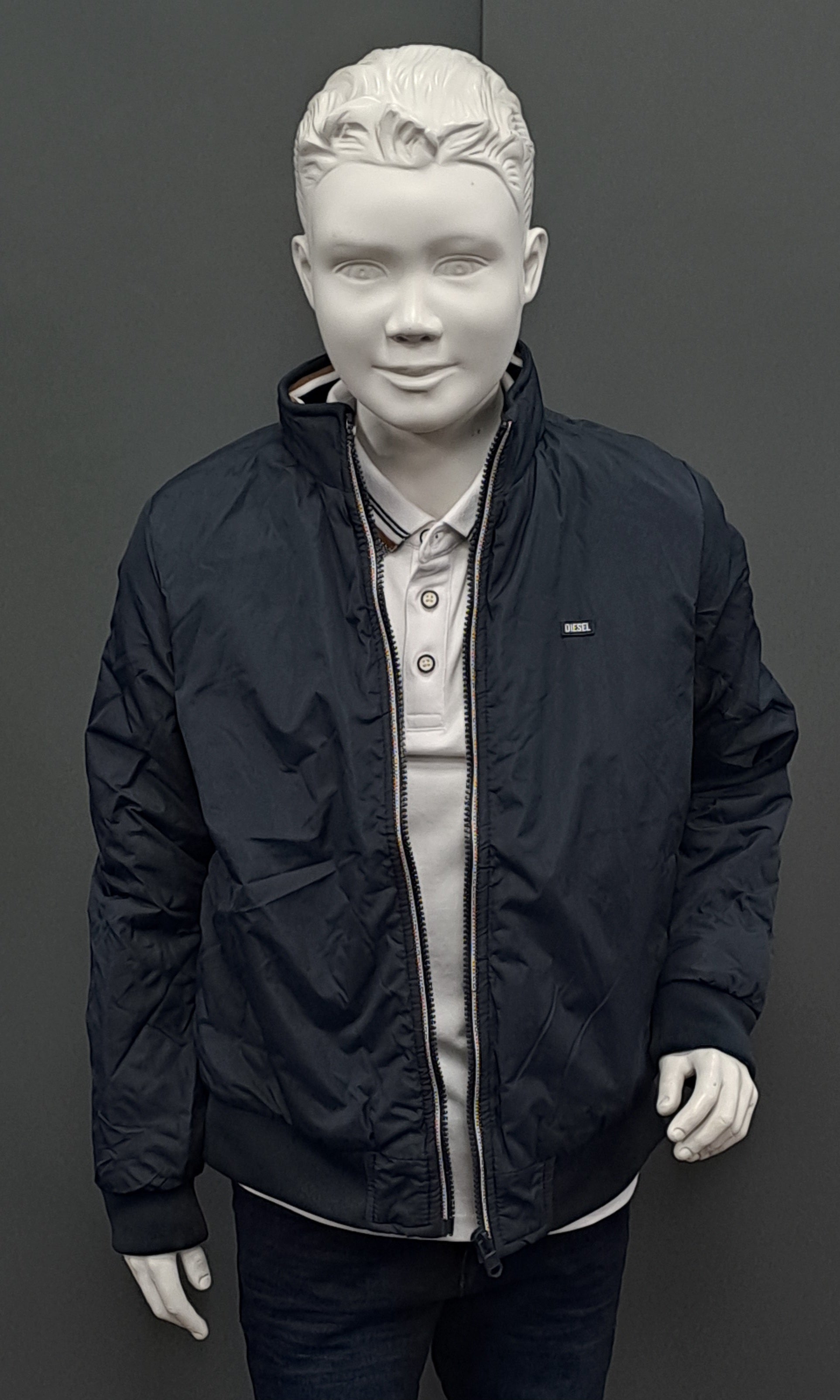 Boys Diesel Noel Casual Bomber Jacket - Navy – Watson Menswear