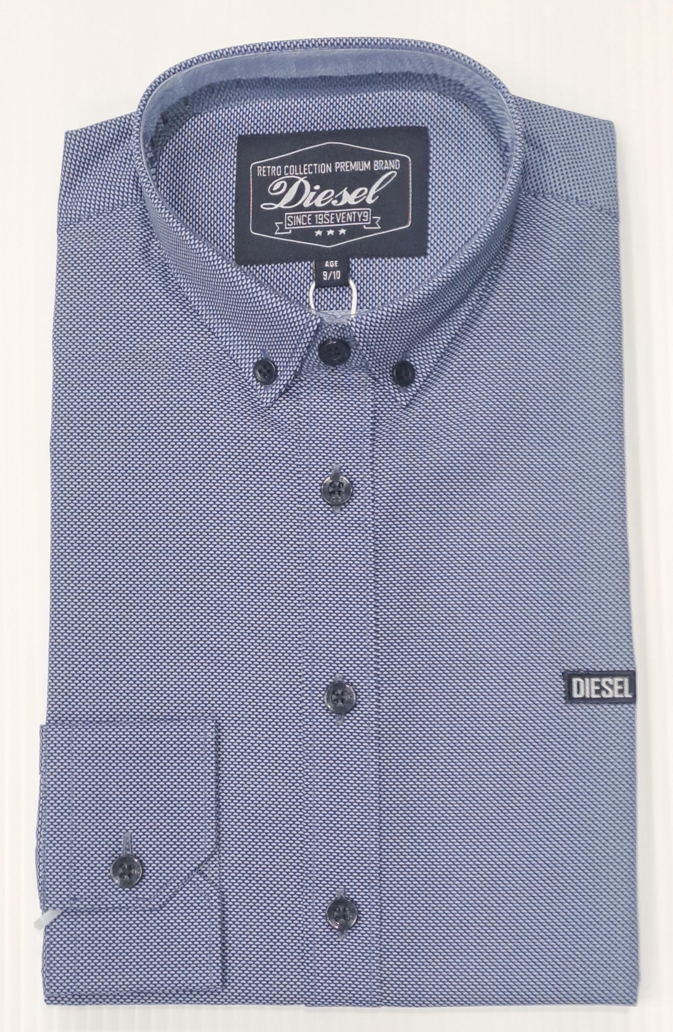 Boys Diesel Josh Shirt - 978 Blue – Watson Menswear